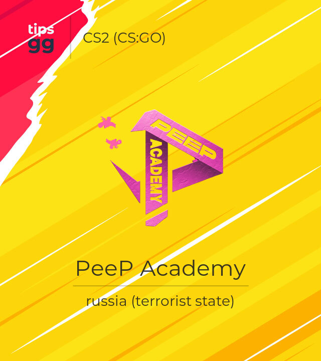 PeeP Academy CS2 (CS:GO) Team from russia (terrorist state) | Tips.GG