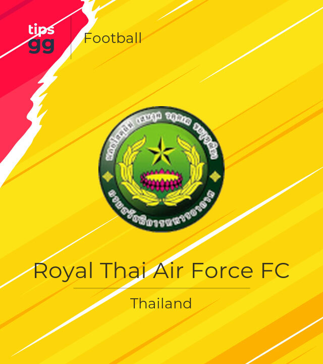 Royal Thai Air Force FC Football Team from Thailand | Tips.GG