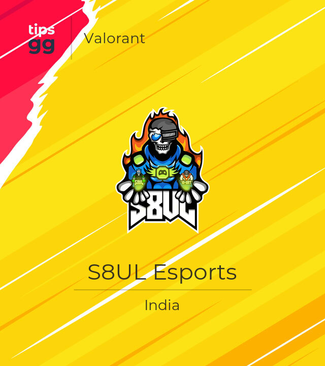 S8UL Esports Valorant Team from India | Tips.GG