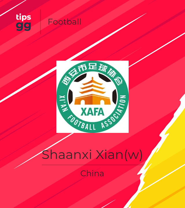 Shaanxi Xian(w) Football Team from China | Tips.GG