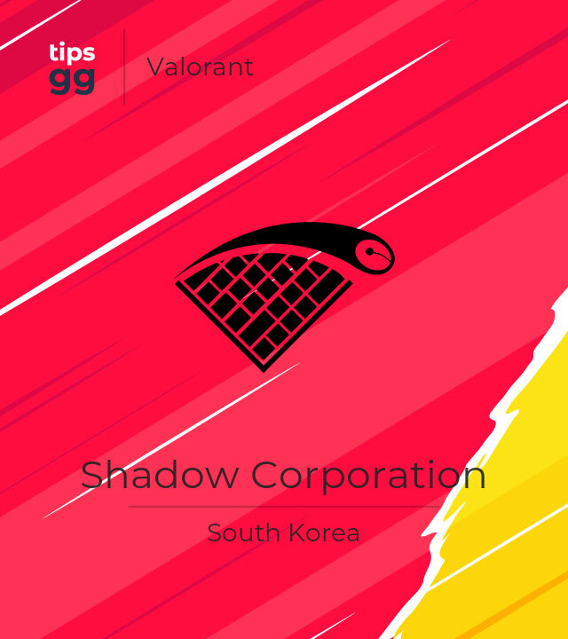 Shadow Corporation Valorant Team from South Korea | Tips.GG