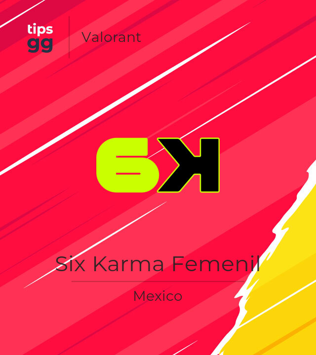 Six Karma Femenil Valorant Team from Mexico | Tips.GG
