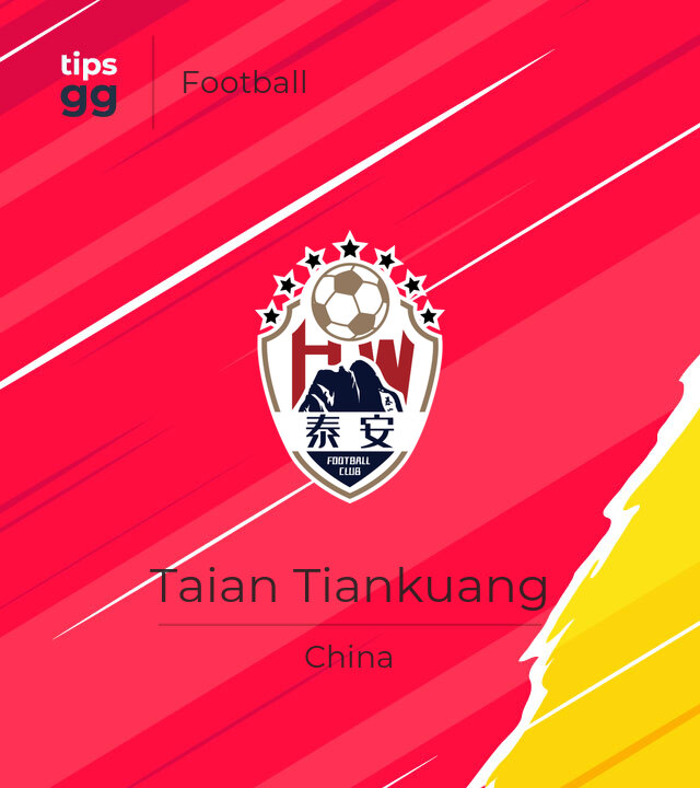 Taian Tiankuang live score today: game today, fixtures, stats, results ...