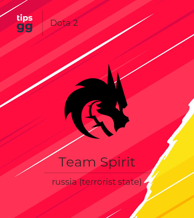 Team Spirit Dota 2 Team from russia (terrorist state) | Tips.GG