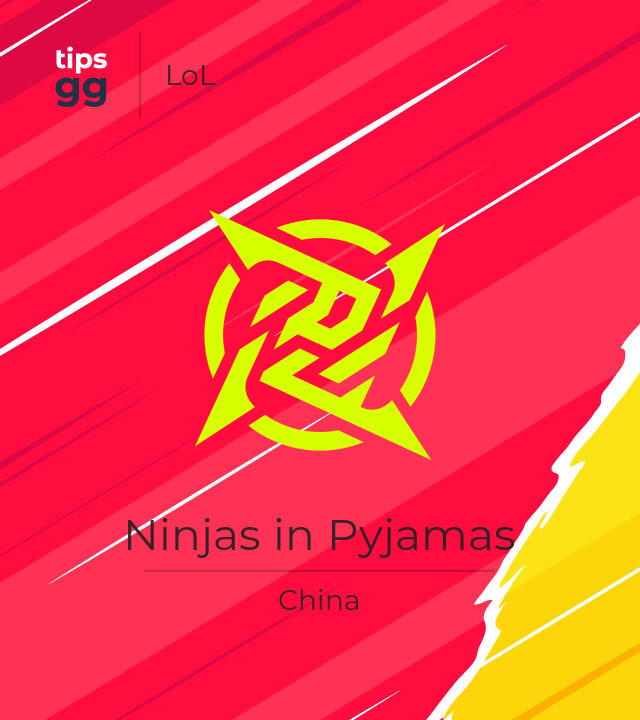Ninjas in Pyjamas LoL Team from China | Tips.GG