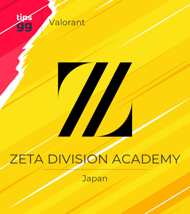 ZETA DIVISION ACADEMY Valorant Team from Japan | Tips.GG
